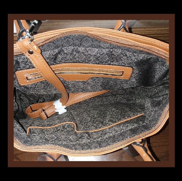 Northside trends | Bags | 2 Left Lrg Premium Cognac Crossbody Tote ...